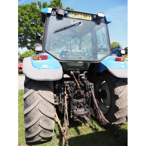New Holland TS115 tractor with trima and 30p loader. Showing 8313 hours ...