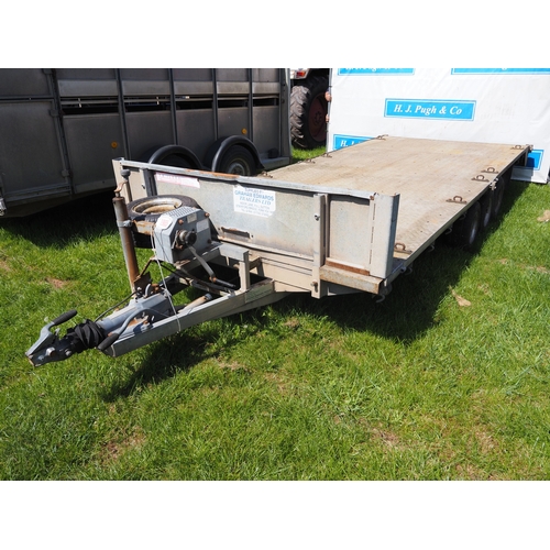 Graham Edwards 16ft flat bed trailer