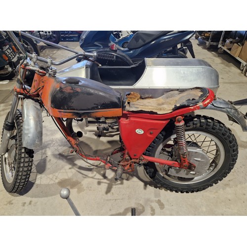 Bultaco Matador MK3 250 rolling chassis. 1968