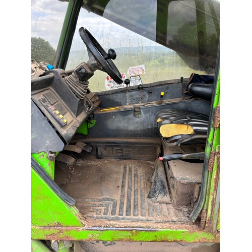 Merlo P25.9 EVS Loadall. Runs and drives. No brakes but handbrake works ...