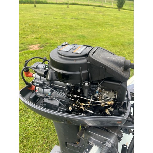 Dory 13ft boat and trailer with Yamaha 15HP outboard motor. 2 stroke