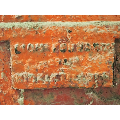 Lion foundry telephone box in unrestored condition
