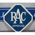 Double sided enamel sign - RAC Approved 22" x 22½"