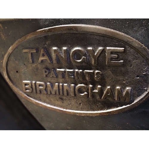 Tangye Hot Bulb engine compressor on trolley. C/w starting handle. No ...