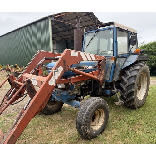 Ford 6410 series 3 tractor. C/w Chilton loader and bucket. Showing 6671 ...