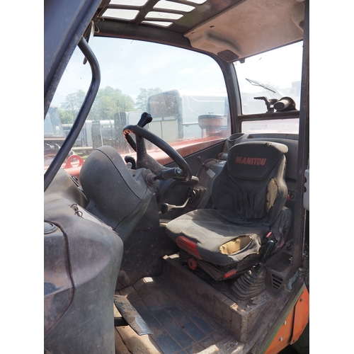 Manitou MLT627 Turbo telehandler with pick up hitch, 2007. Reg. CU07 ...