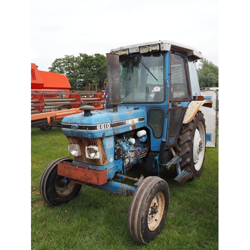 Ford 6610 tractor, runs and drives. Reg. C23 XFO