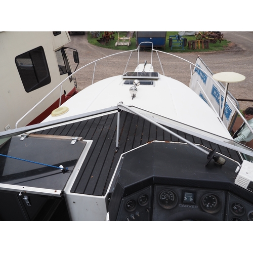 Carver Montego mid cabin boat 20ft with twin axle Indespension trailer ...