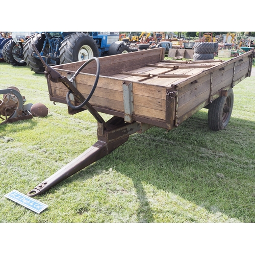 Massey Ferguson 177 tipping trailer with side extensions
