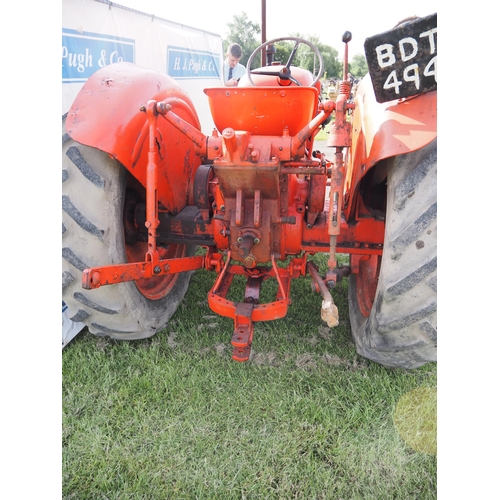 Nuffield Universal 4 tractor. Runs. S/n 56809. Reg. BDT 949