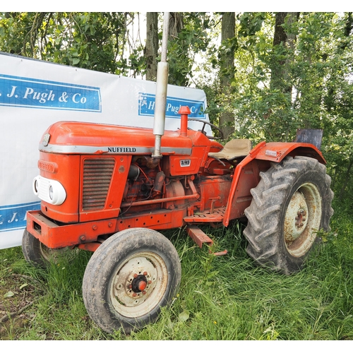 Nuffield 3/45 tractor. Runs and drives. Showing 8782 hours. Fitted with pick up hitch. Sn. 45N30073-