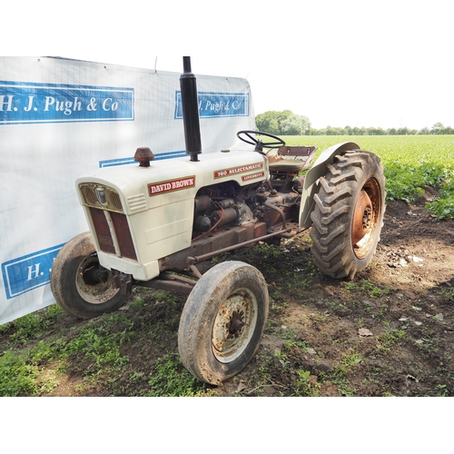 David Brown 780 Selectamatic tractor. Runs and drives. Showing 7550 ...