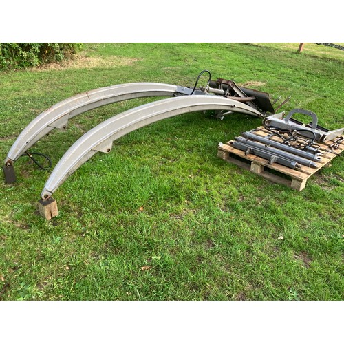 Ferguson banana loader c/w fork. Small items with this lot have been ...