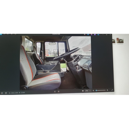 Volvo FL6 11 ton lorry. 1989. Runs and drives. Fitted with Atlas crane. Showing 36,638 Kilometers. G