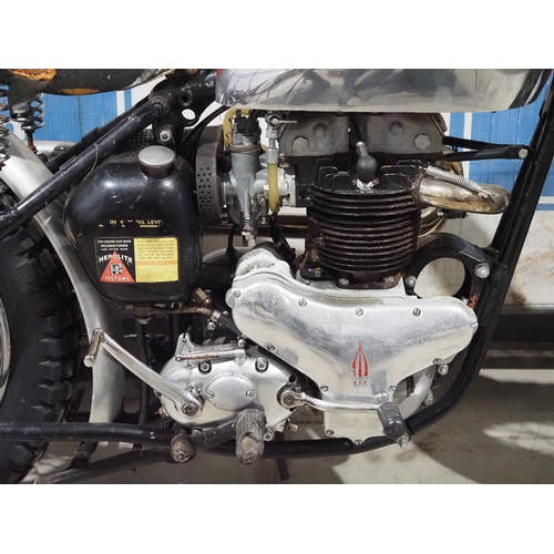 BSA A7 Plunger scrambler. Engine turns over with compression. Number ...