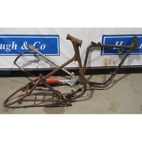 Triumph Tiger Cub frame and others