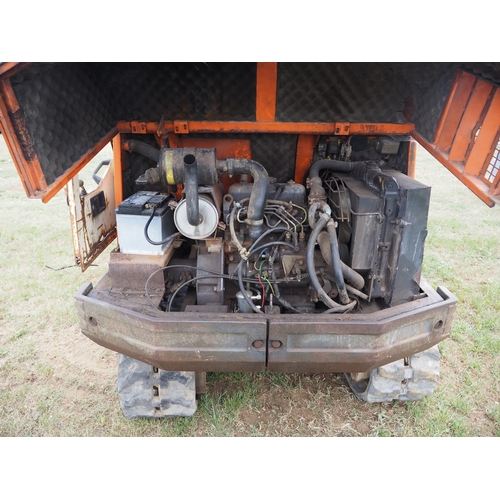 Pel-Job EB22 digger. 1989. S/n 10344. Runs and drives. Showing 1461 hours.