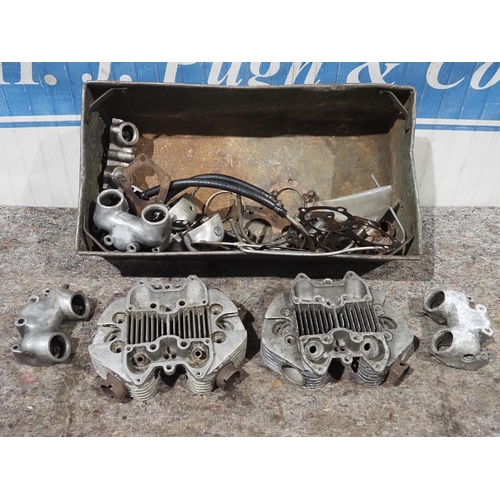 Triumph cylinder heads, rocker covers etc