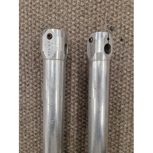 Pair of Atlas motorcycle forks