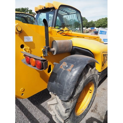JCB 535.95 telehandler. runs and drives. Reg. KS0 3DM. Key in office