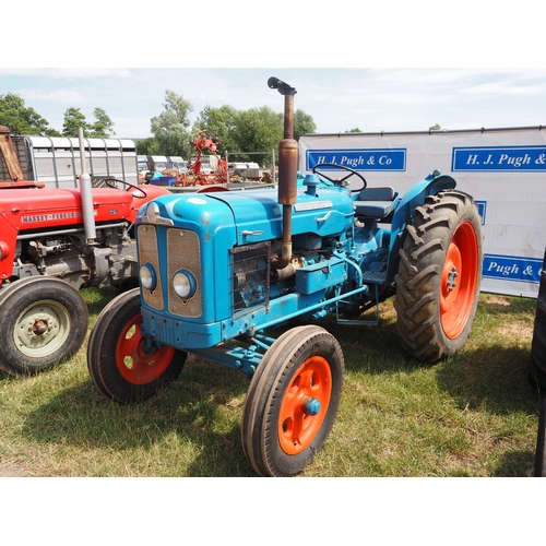 Fordson Super Major tractor. Reg. YMW 259. Key in office