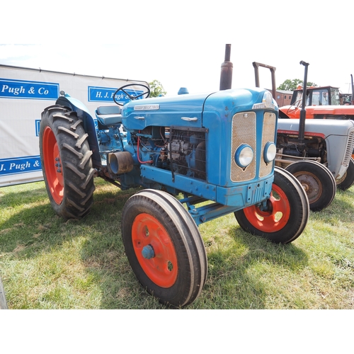 Fordson Super Major tractor. Reg. YMW 259. Key in office