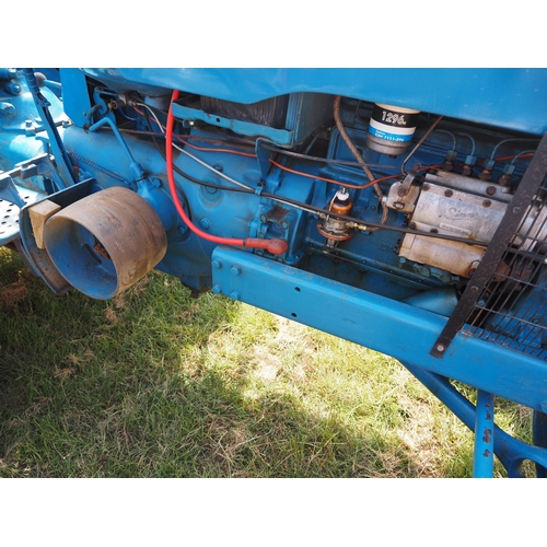 Fordson Super Major tractor. Reg. YMW 259. Key in office