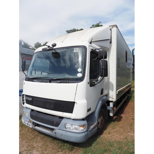 DAF 45.170 7.5 ton lorry. Runs and drives. Showing 179,933 km. Reg ...