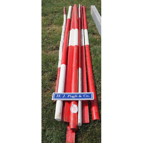 Painted rails 12ft - 9