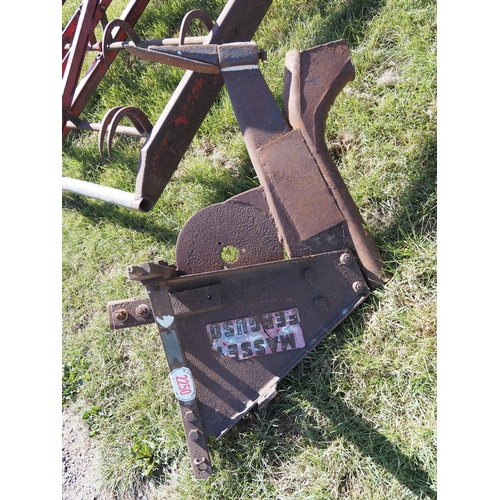 Massey Ferguson subsoiler/mole plough. Badged