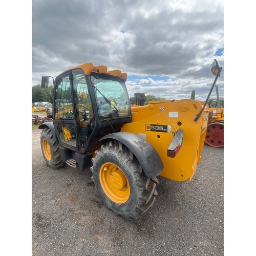 JCB 535.95 telehandler. runs and drives. Reg. KS0 3DM. Key in office