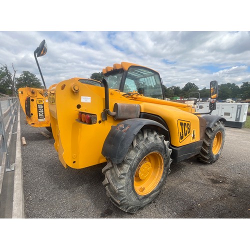 JCB 535.95 telehandler. runs and drives. Reg. KS0 3DM. Key in office