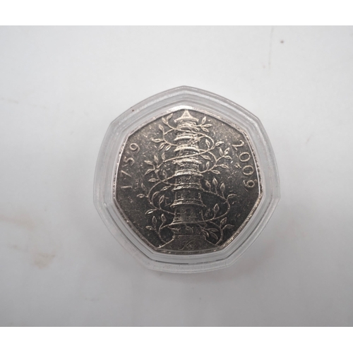 Kew Gardens 50p coin