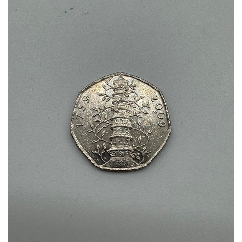 Kew Gardens 50p coin