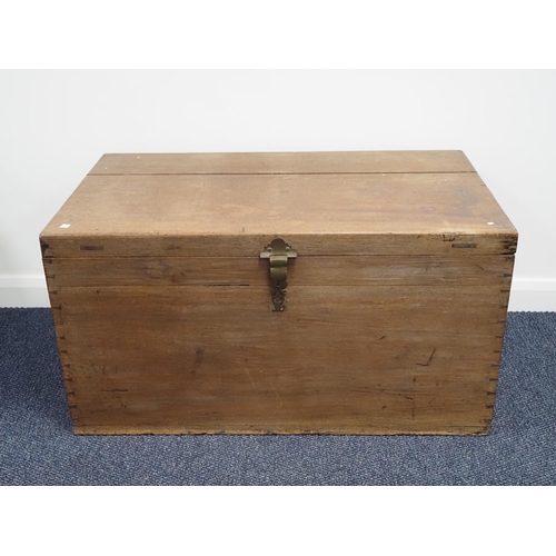 Oak blanket box H22" x W42" x D24"