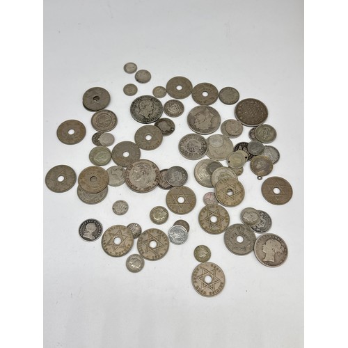 Quantity of assorted old coins to include some silver content