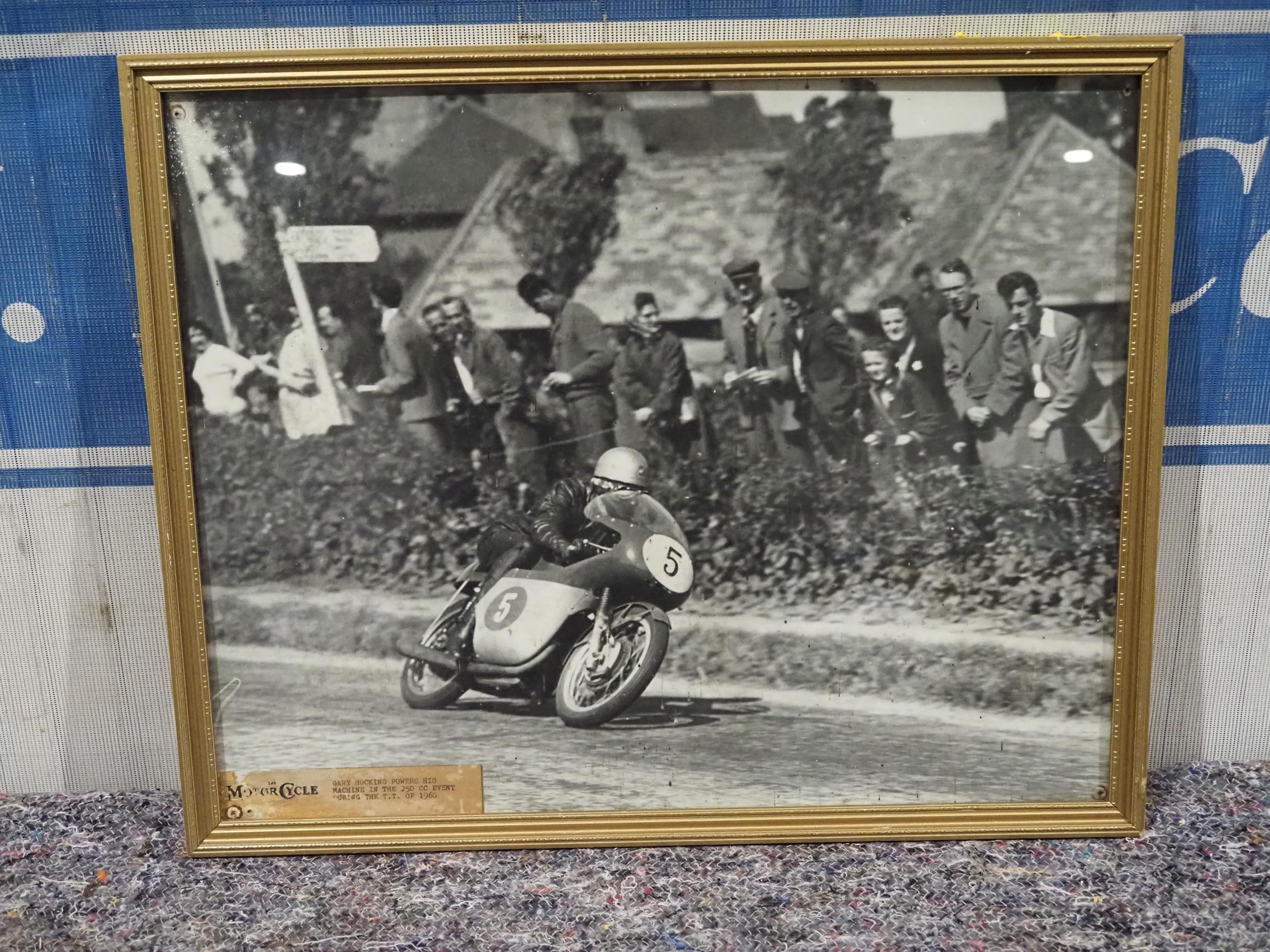 Original TT motorcycle picture "Gary Hocking 1960"