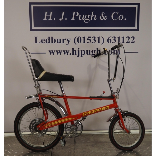 Raleigh Chopper Infra Red Mk2 bicycle. 1970s.