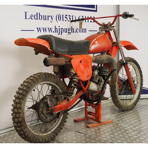 Maico MC125 motocross bike project. 1978. 124cc Frame No. 335758 Engine ...