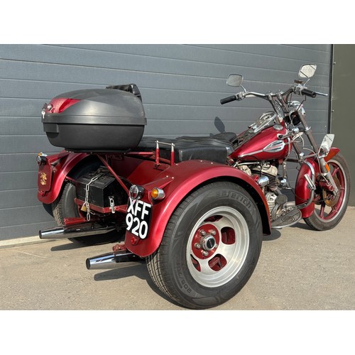Harley Davidson Servi-Car motorcycle. 1958. 750cc Frame No. 5861375 ...