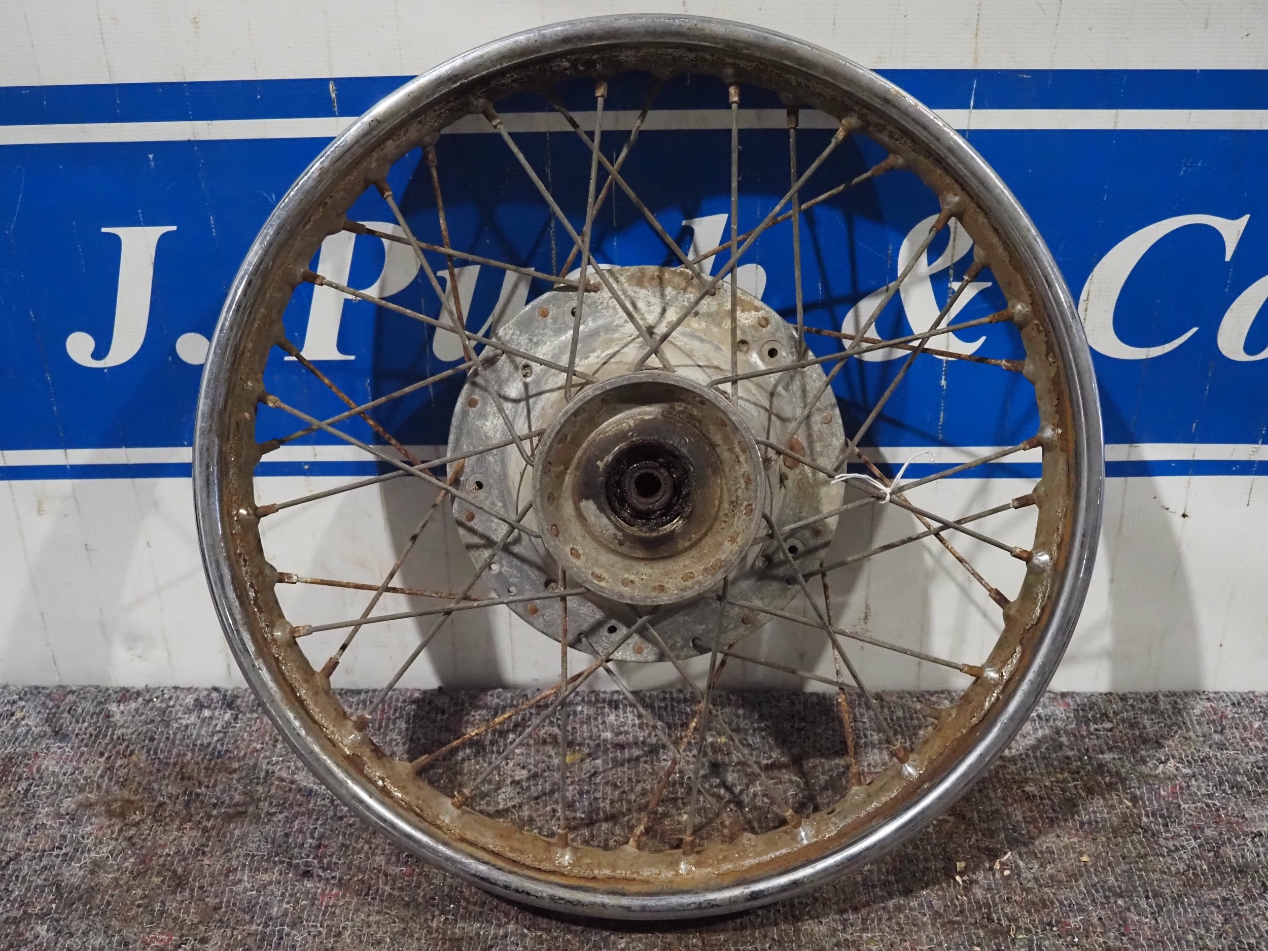 Triumph rear conical hub and rim
