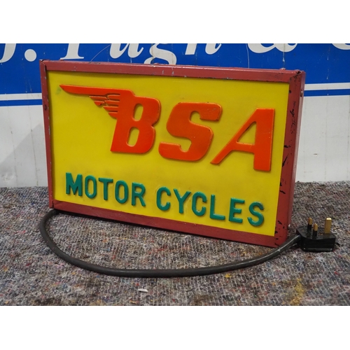 BSA light box 10" x 16" x 4", working order