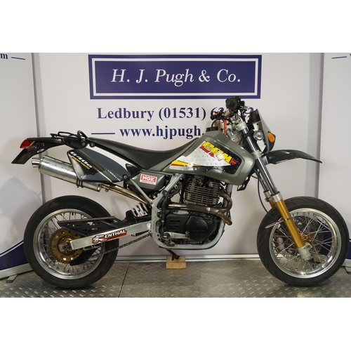 CCM 640E Supermoto motorcycle. 2000. 598cc Engine turns over with ...