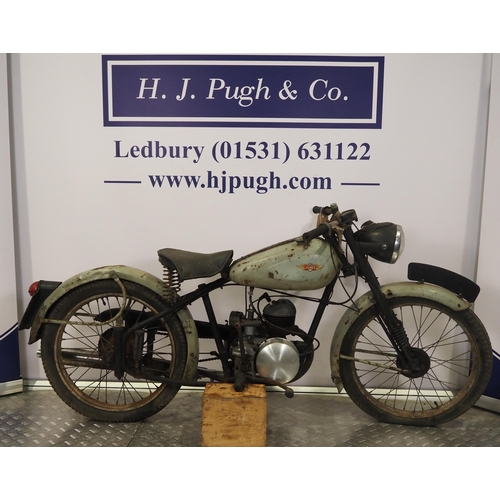 James Cadet motorcycle. 1954. 125cc Frame No. J5-008489 Engine No ...