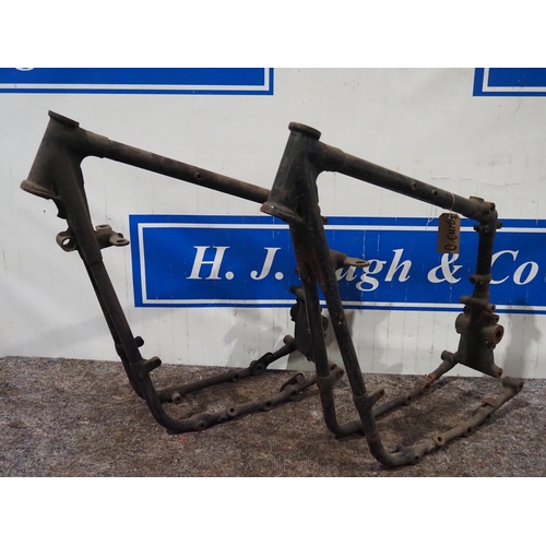 Matchless frame parts. Frame Nos. C10509 and 026010