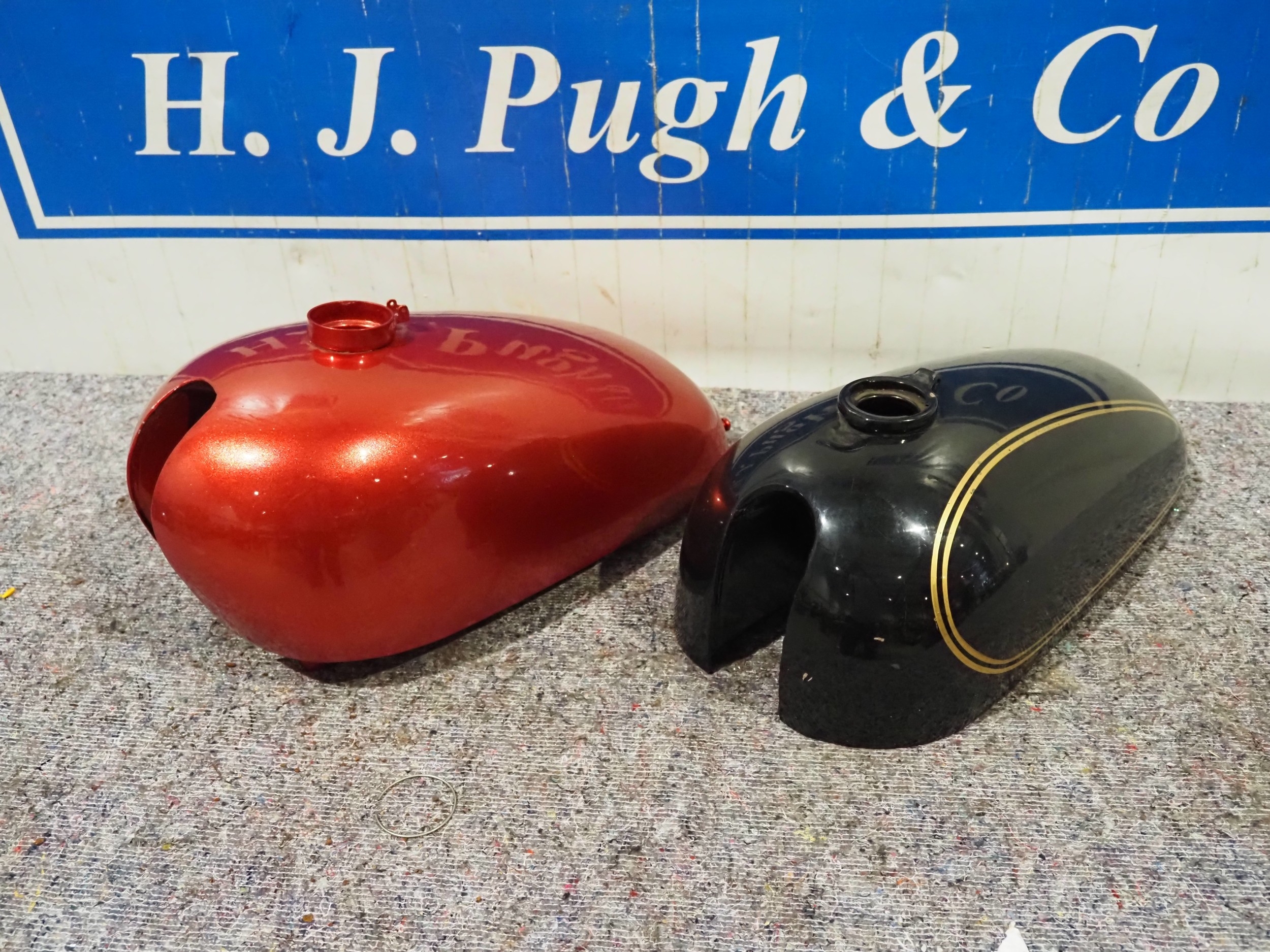 AJS fuel tanks