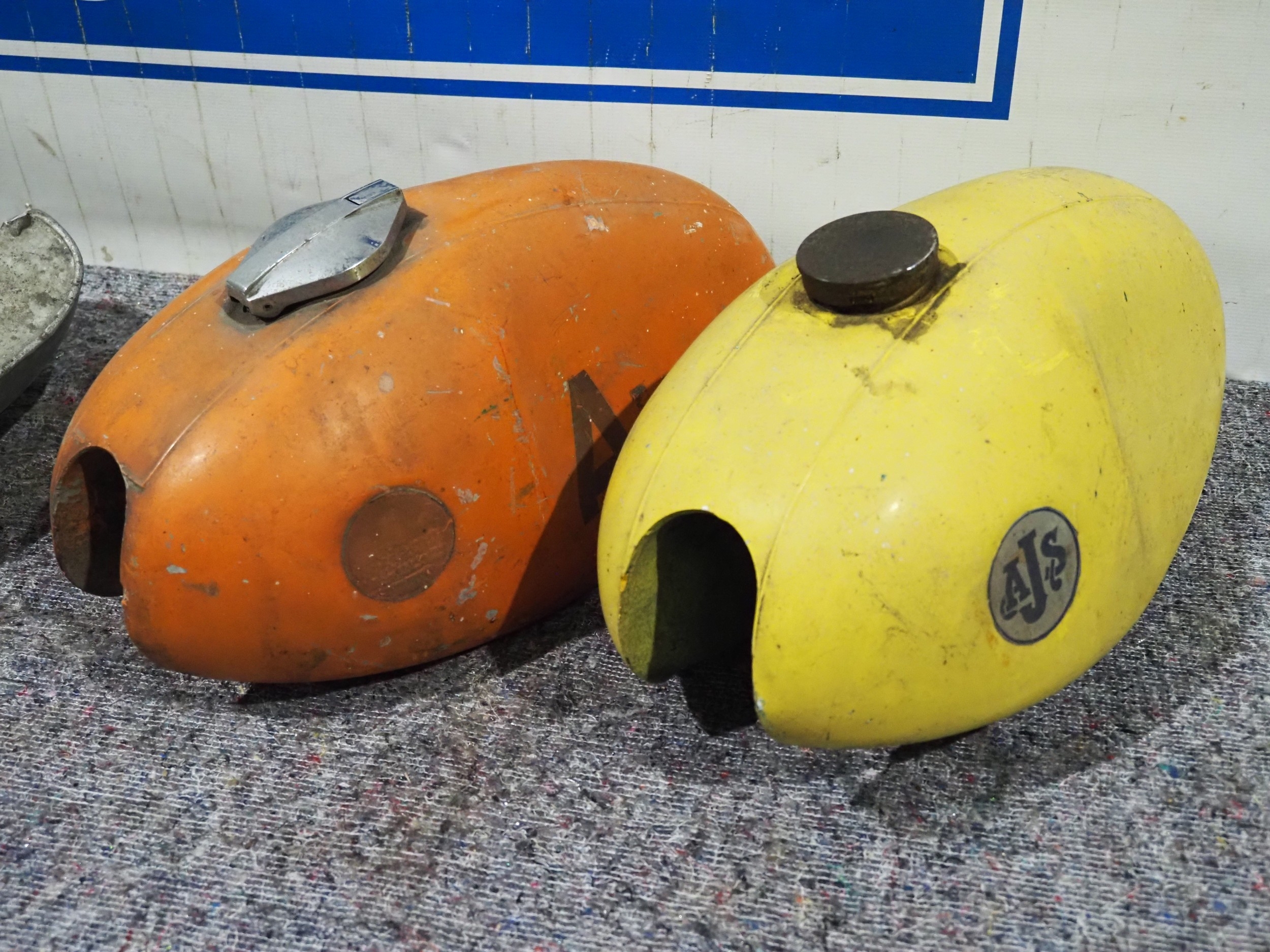 AJS fibre glass fuel tanks