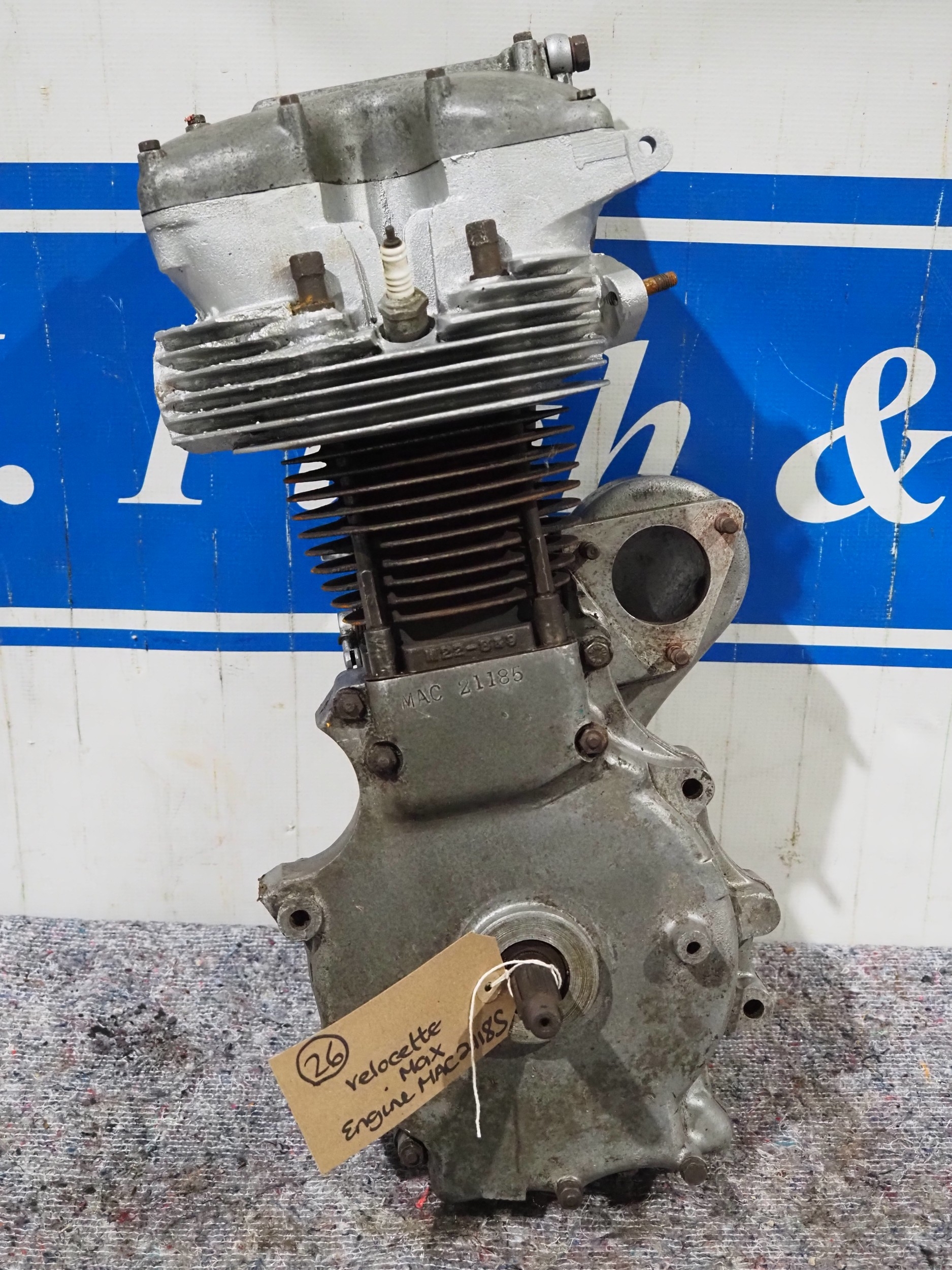 Velocette Mac engine Engine No. MAC21185