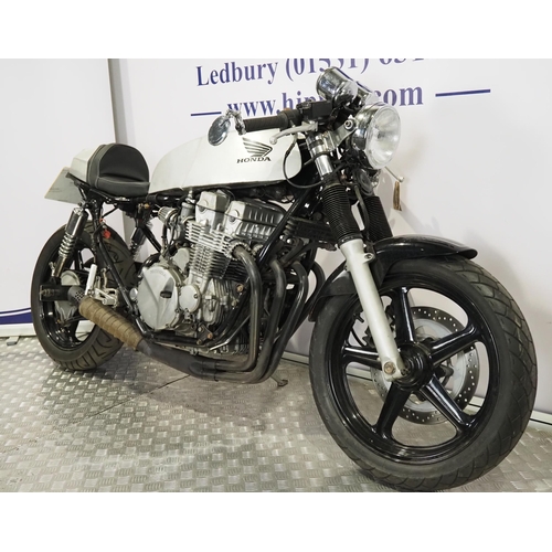 Honda 750 Nighthawk cafe racer motorcycle. 1992. 750cc Engine runs but ...