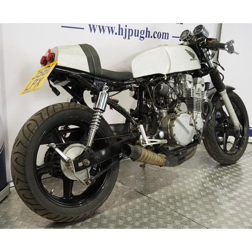 Honda 750 Nighthawk cafe racer motorcycle. 1992. 750cc Engine runs but ...